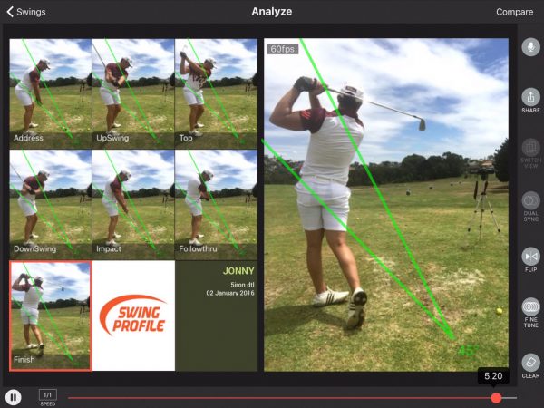 SAVE TIME ON GOLF VIDEO ANALYSIS WITH SWING PROFILE GOLF APP - United ...